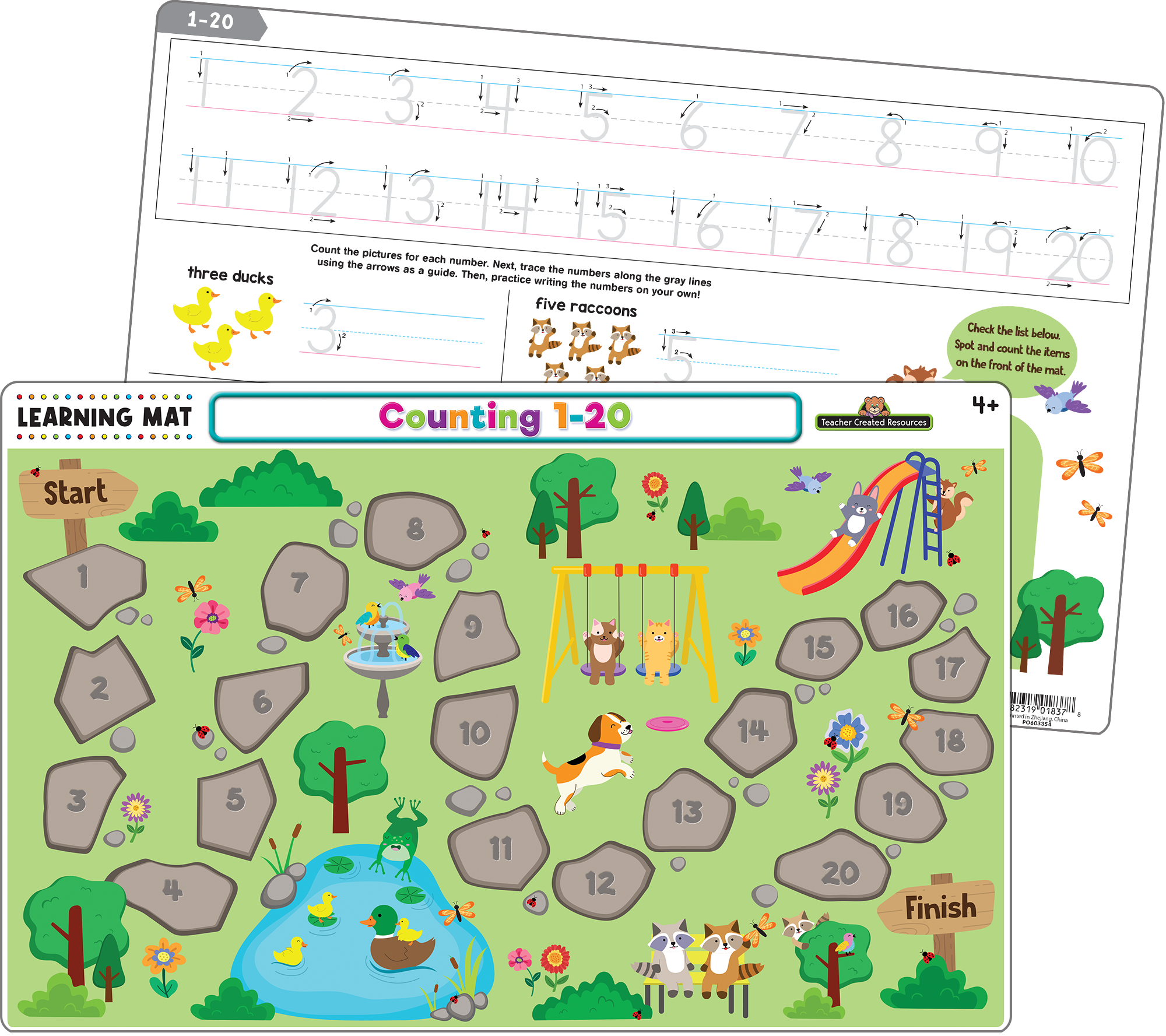 Counting 1–20 Learning Mat – McGregor's Teacher Supplies