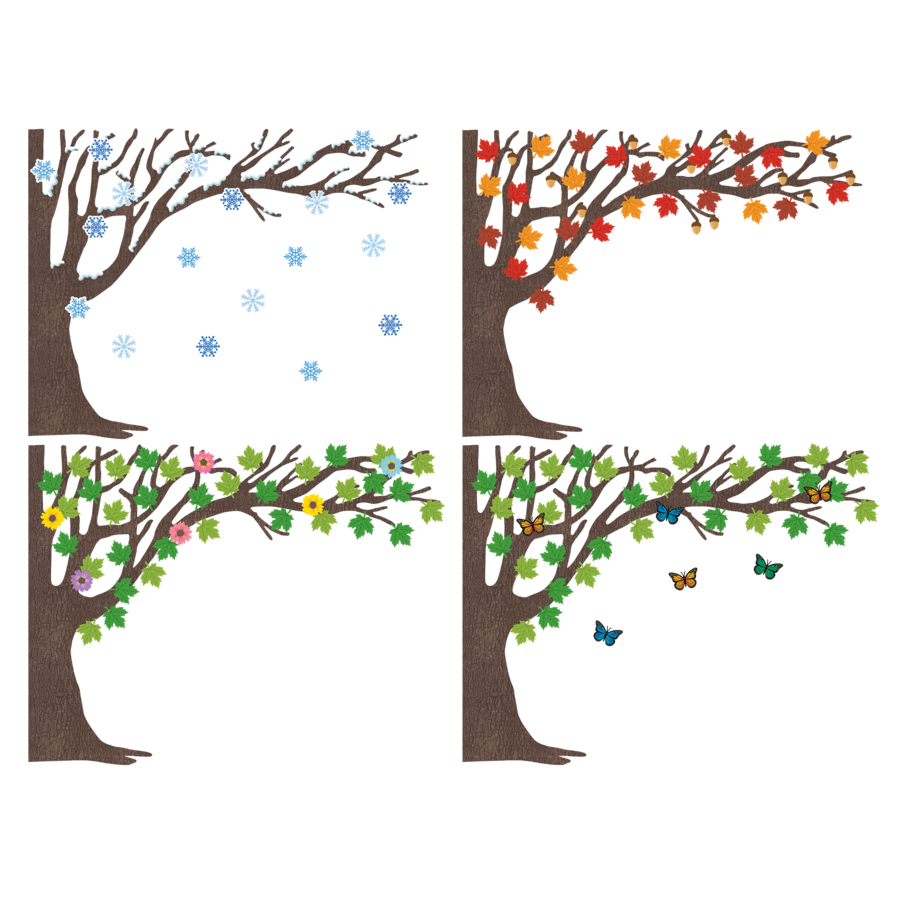 Tree for All Seasons Bulletin Board Set – McGregor's Teacher Supplies