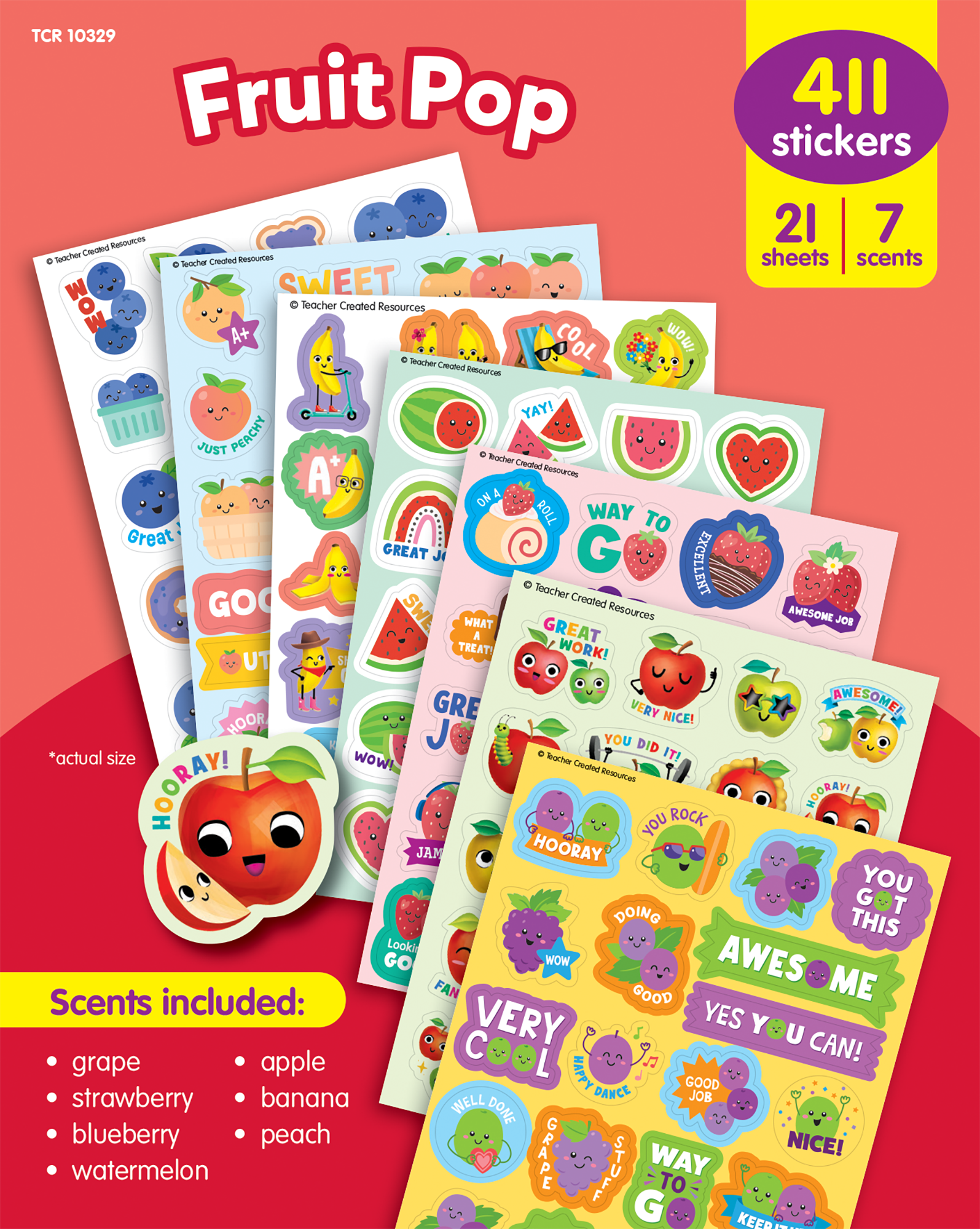 Fruit Pop Smelly Stickers Variety Pack – McGregor's Teacher Supplies