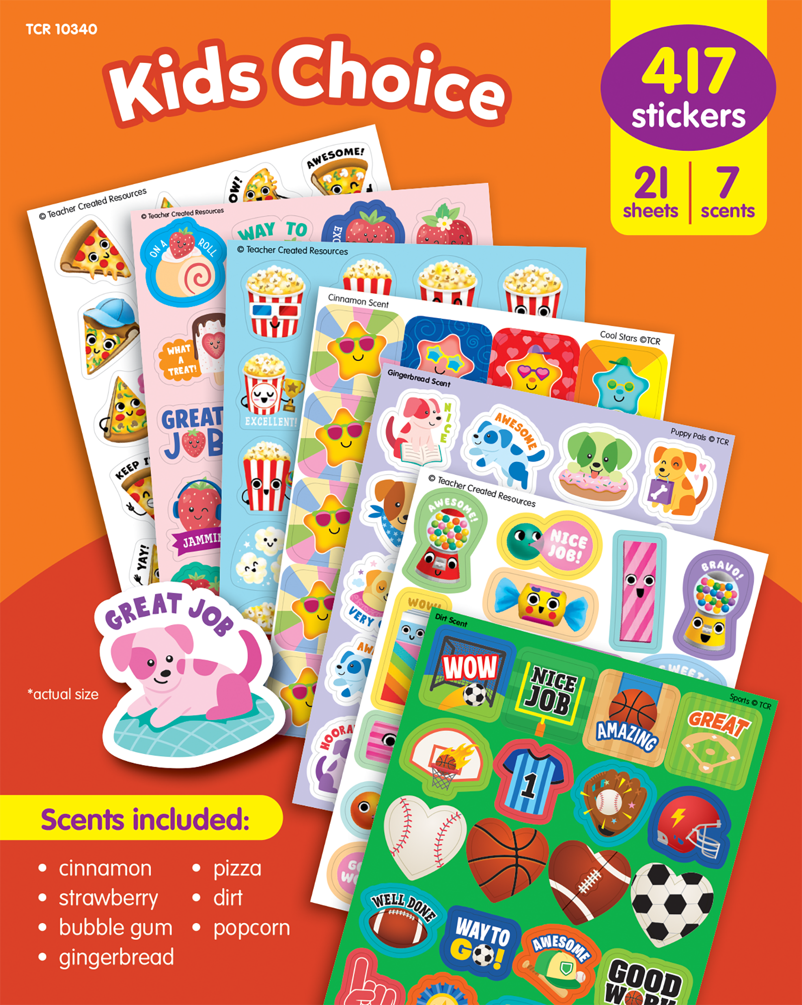 Kids Choice Smelly Stickers Variety Pack – McGregor's Teacher Supplies