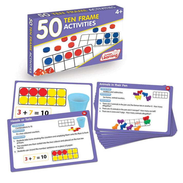 50 Ten Frame Activities – McGregor's Teacher Supplies