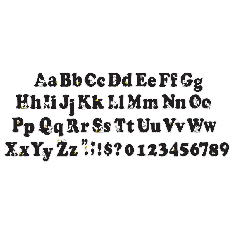 Peanuts Snoopy Letters – McGregor's Teacher Supplies