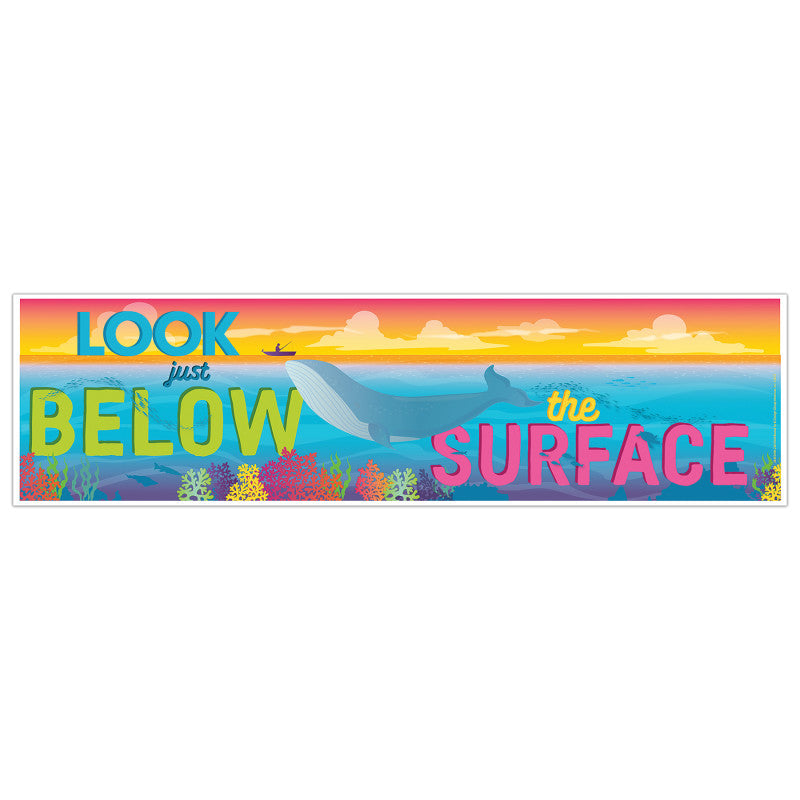 Look Just Below the Surface Banner – McGregor's Teacher Supplies