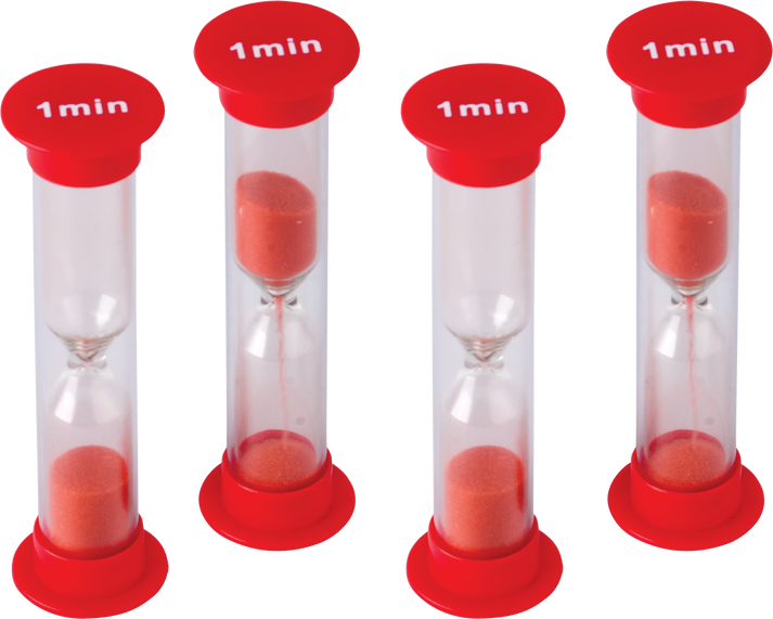1 Minute Sand Timers - Small – McGregor's Teacher Supplies