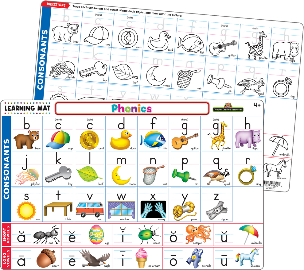 Phonics Learning Mat – McGregor's Teacher Supplies