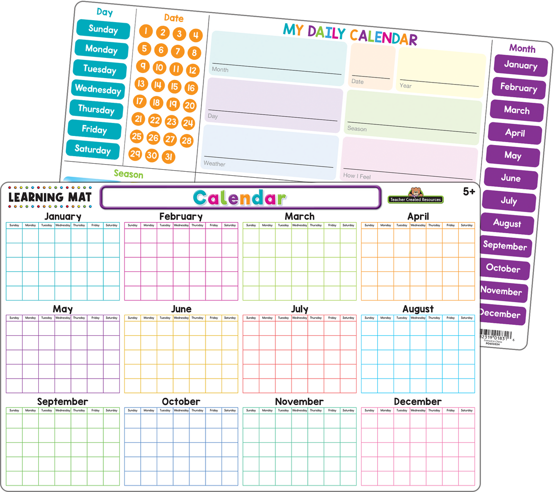 Calendar Learning Mat – McGregor's Teacher Supplies