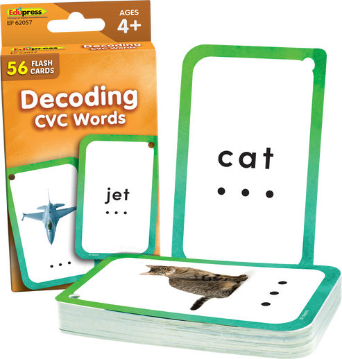 Decoding CVC Words Flash Cards – McGregor's Teacher Supplies