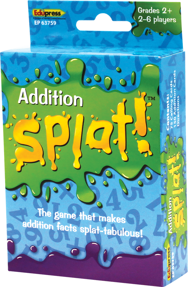 Splat™ Game: Addition – McGregor's Teacher Supplies