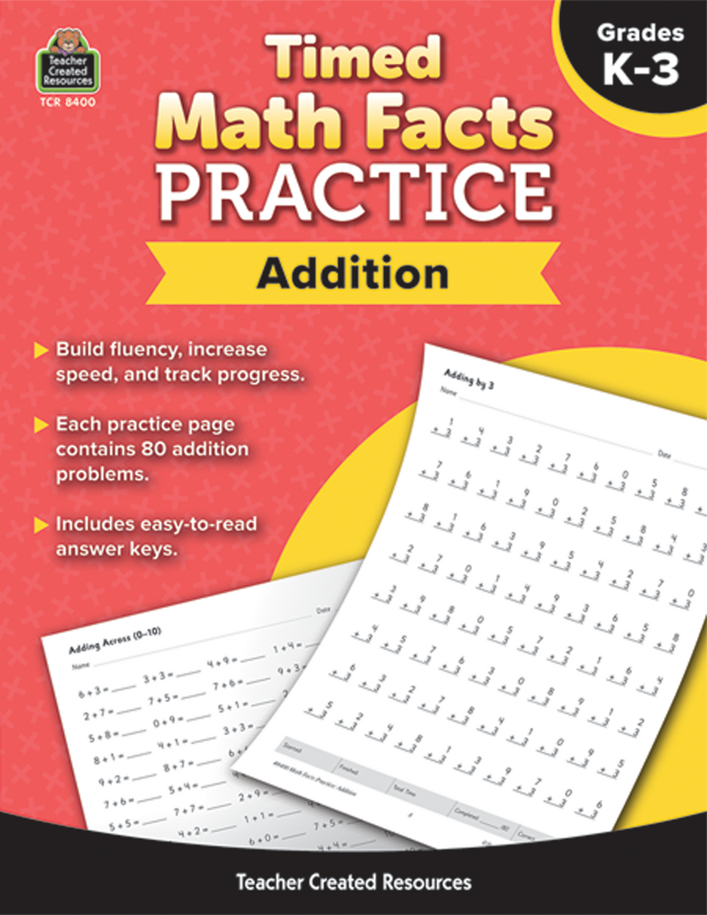 Timed Math Facts Practice: Addition – McGregor's Teacher Supplies