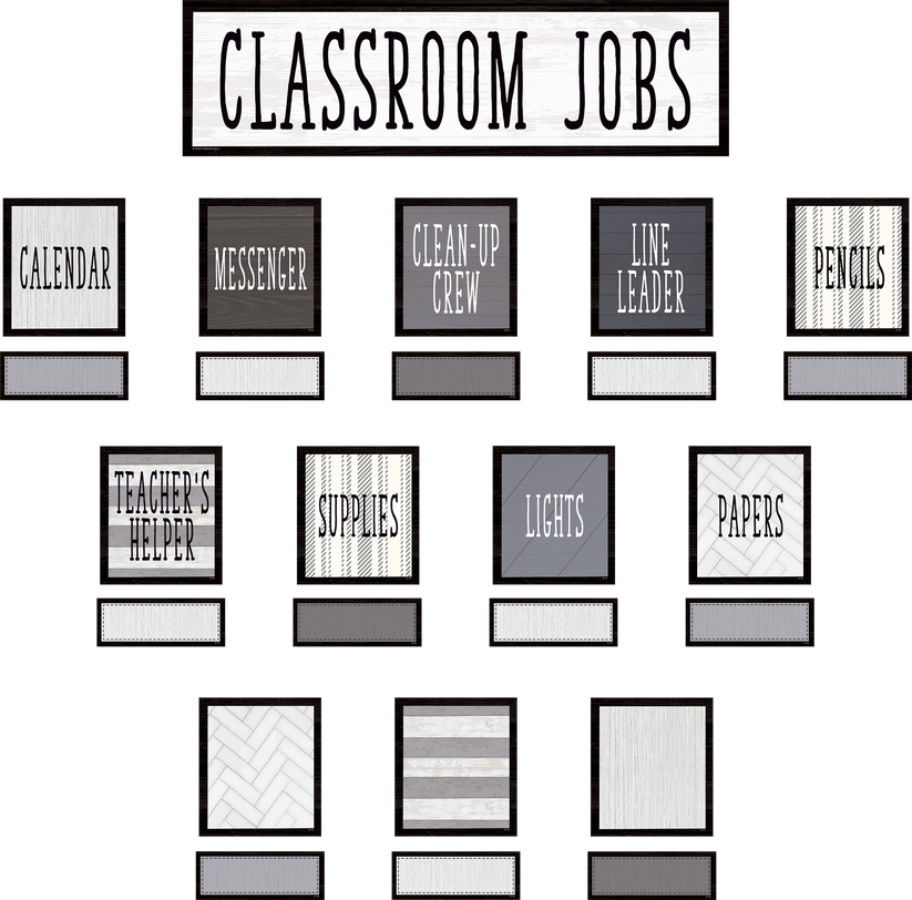 Modern Farmhouse Classroom Jobs Mini Bulletin Board – McGregor's ...