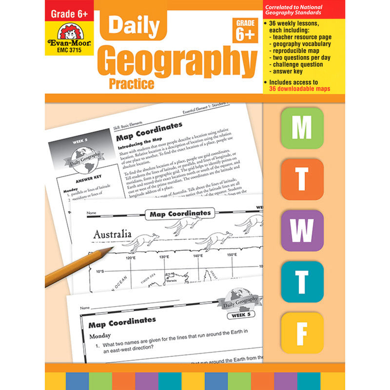 DAILY GEOGRAPHY PRACTICE GR 6 – McGregor's Teacher Supplies
