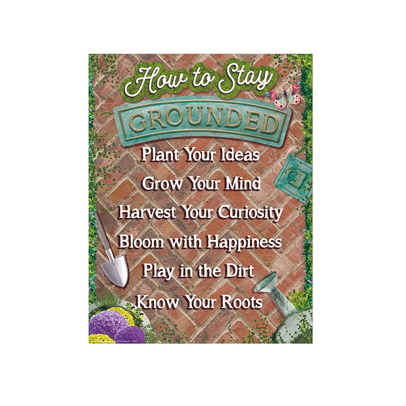Curiosity Garden How to Stay Grounded Chart – McGregor's Teacher Supplies