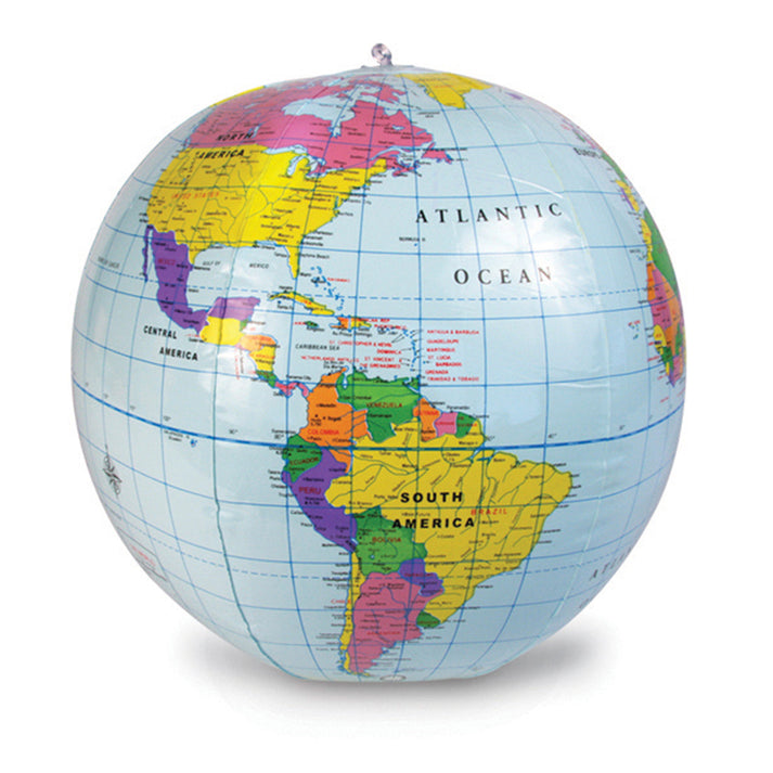 12 INCH INFLATABLE GLOBE – McGregor's Teacher Supplies